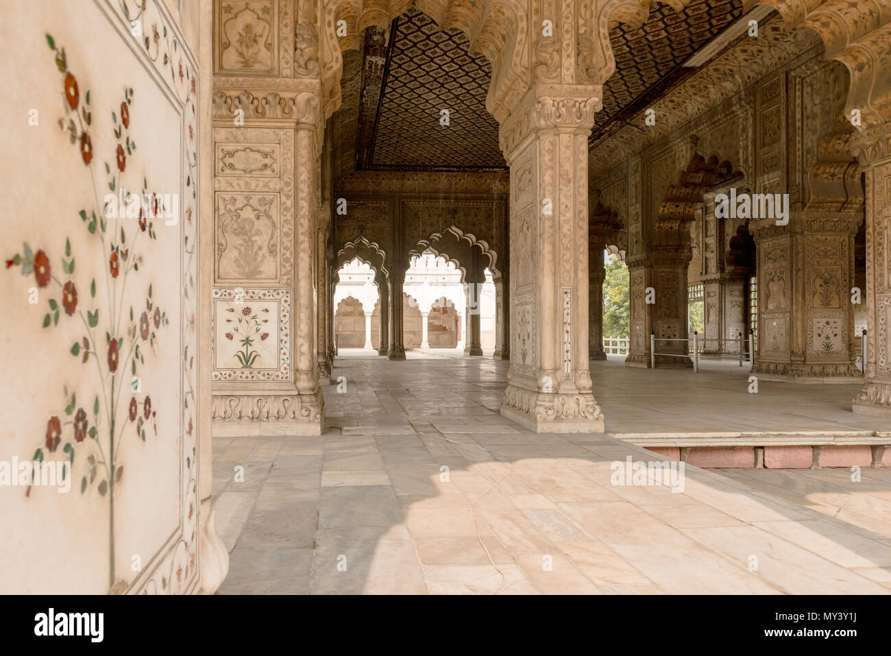 Diwan khas inside red fort hi-res stock photography and images - Alamy