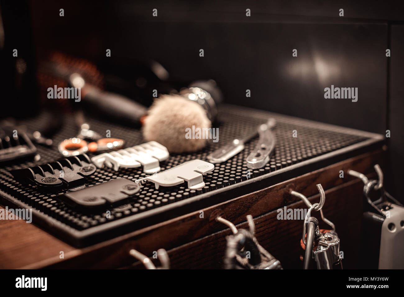 tools of barber shop Stock Photo - Alamy