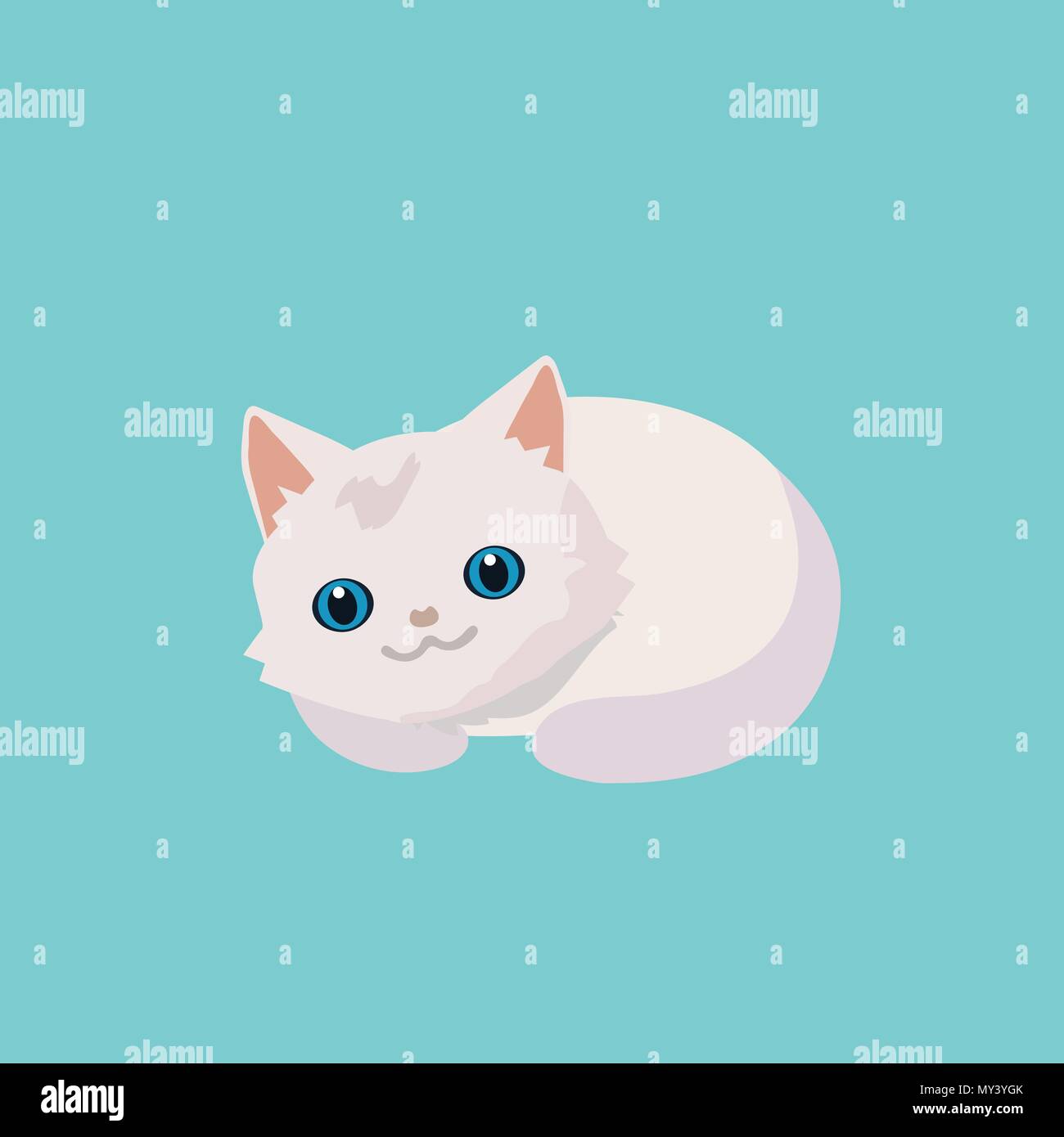 Portrait kid cute girl Stock Vector Images - Alamy