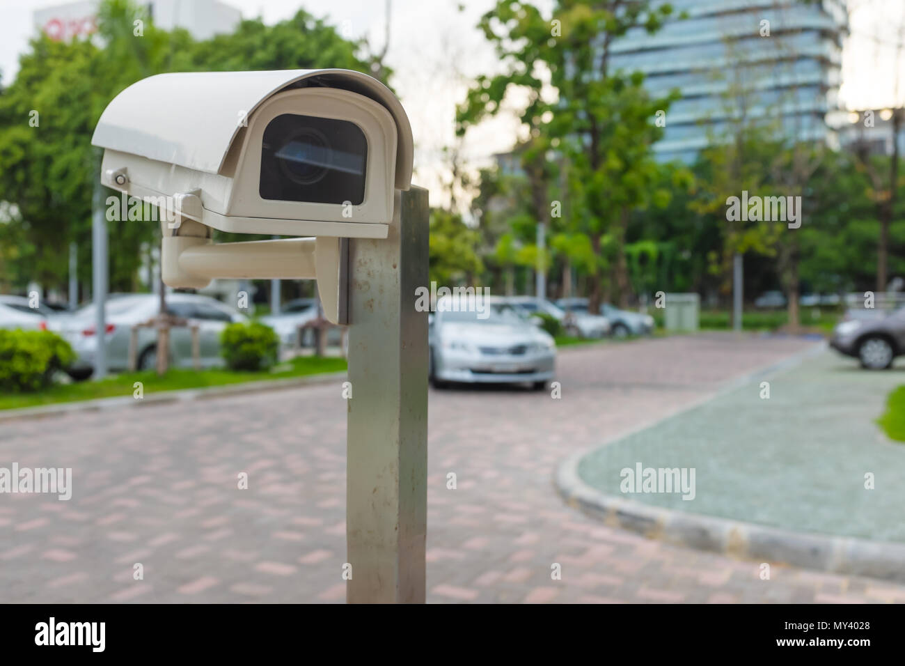 Cctv camera car park hi-res stock photography and images - Alamy