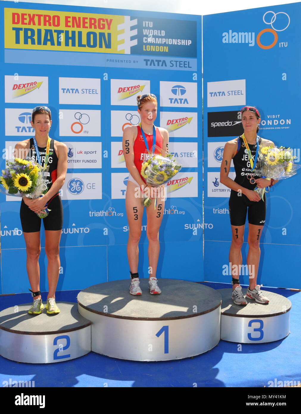 UK - Triathlon - Paul Findlay, Helen Jenkins and Nicola Spirig on the ...