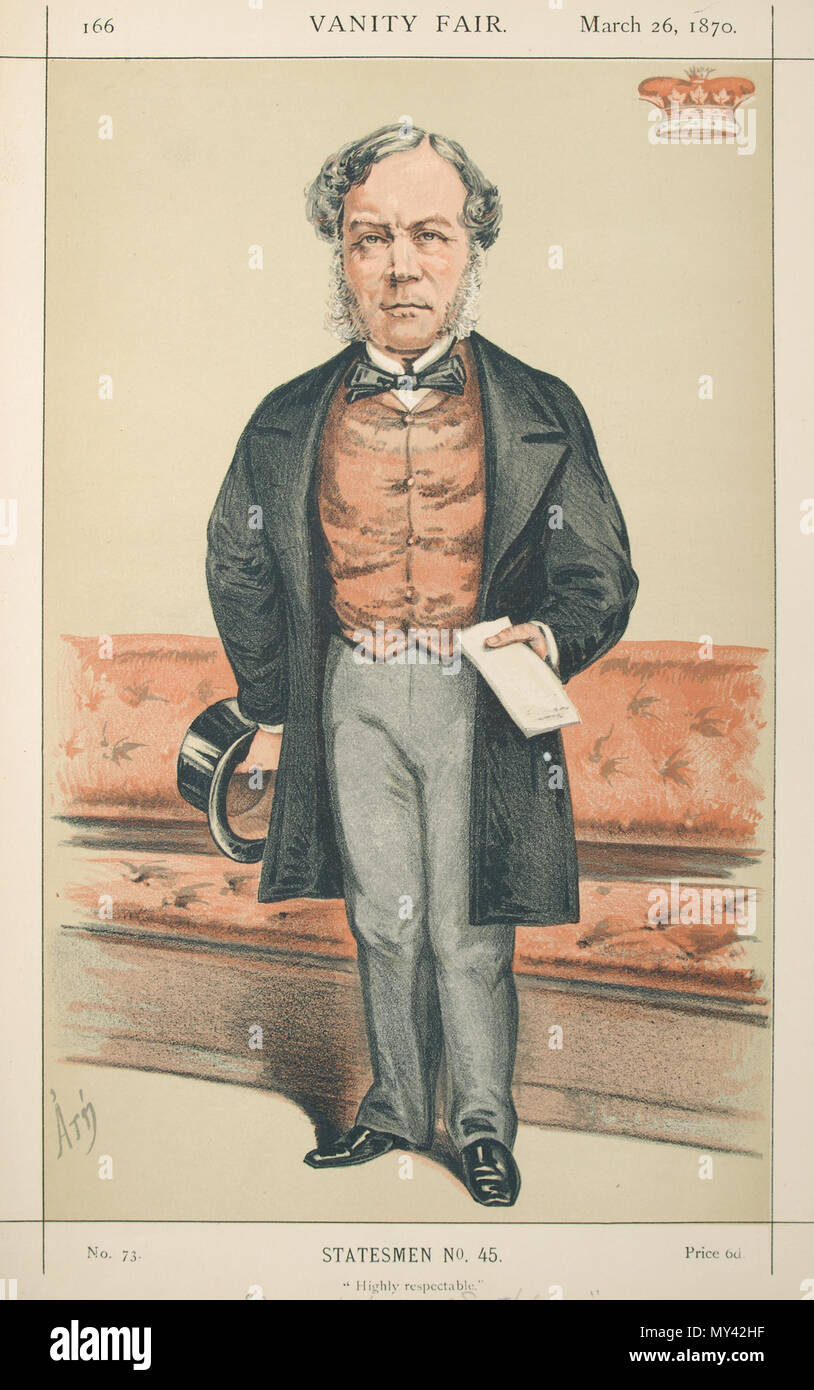 . Statesmen No.45: Caricature of The Duke of Richmond. Caption reads ...