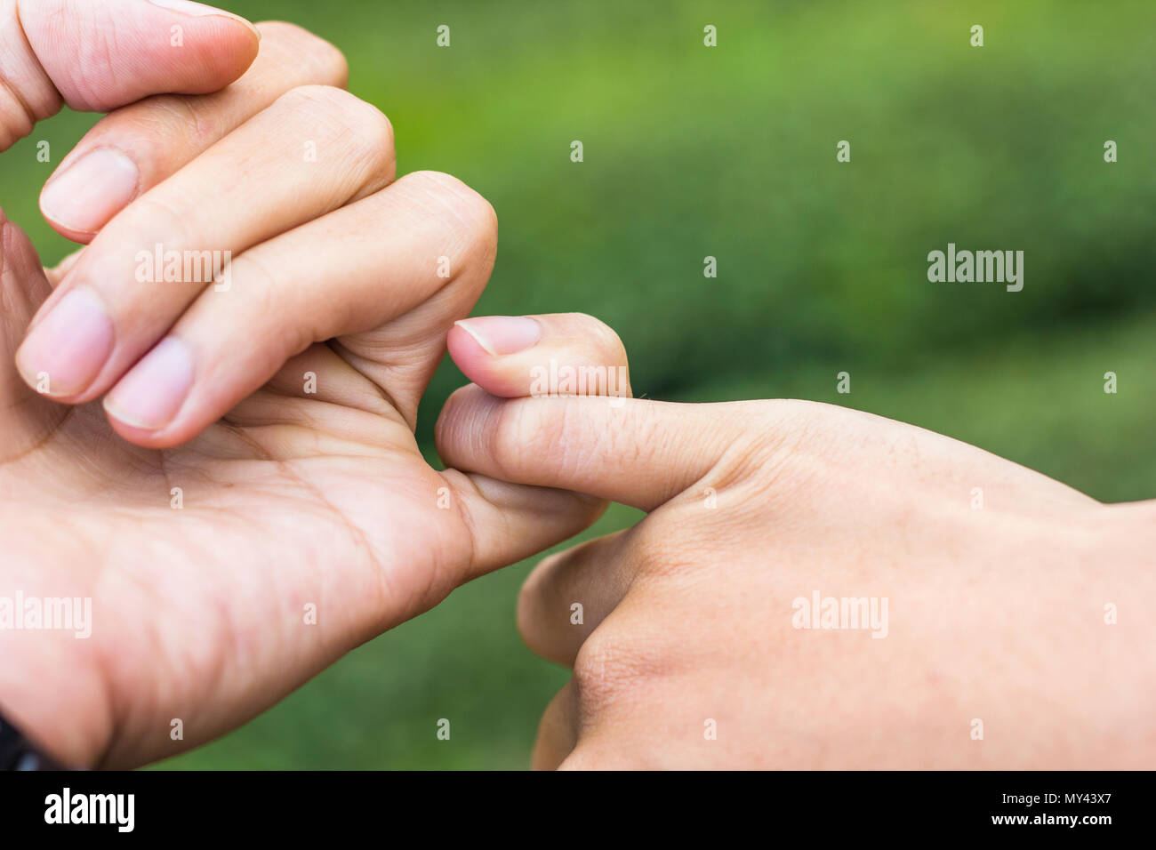 Pinky finger hi-res stock photography and images - Alamy