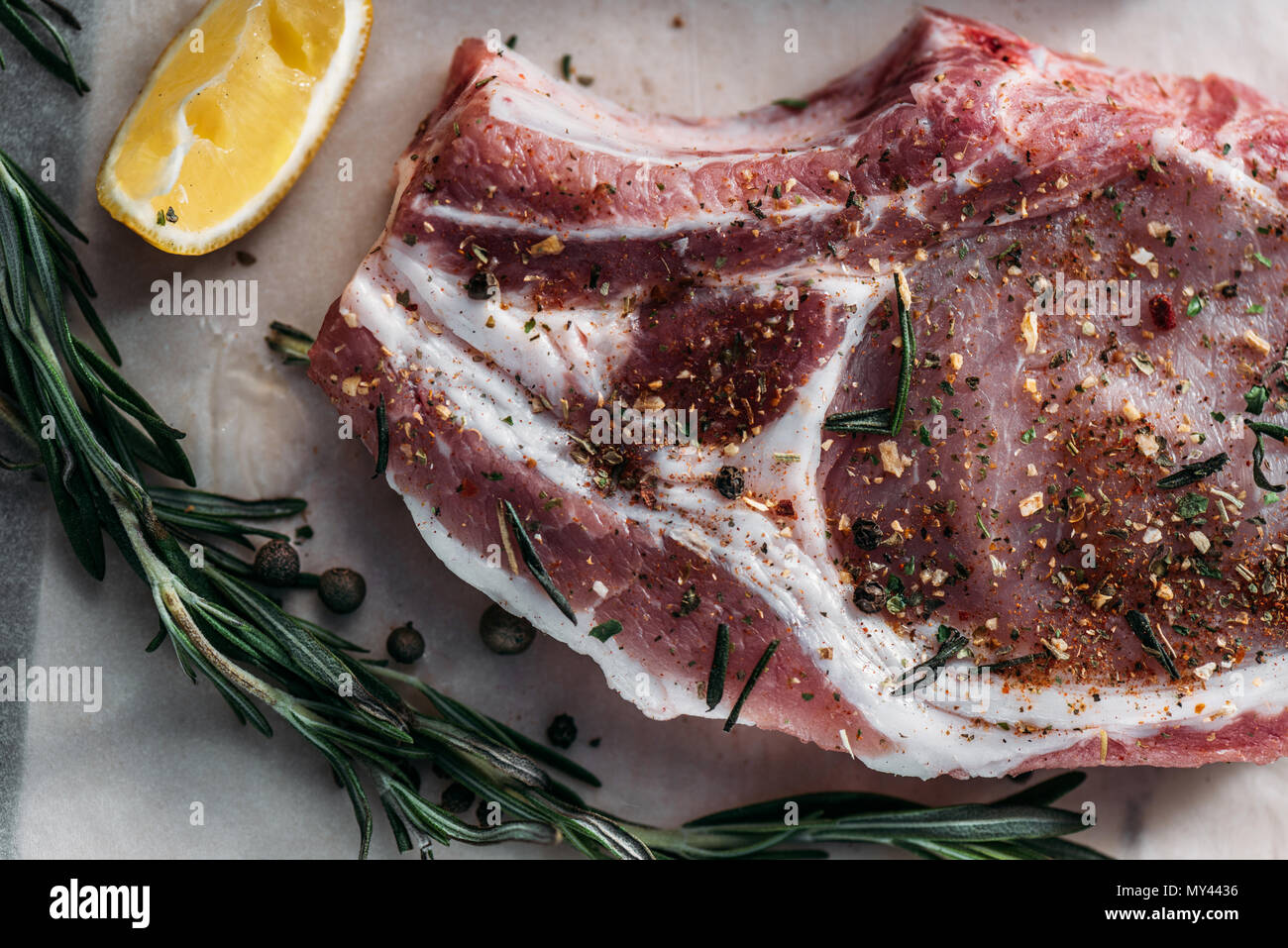 Raw ribeye steak hi-res stock photography and images - Alamy