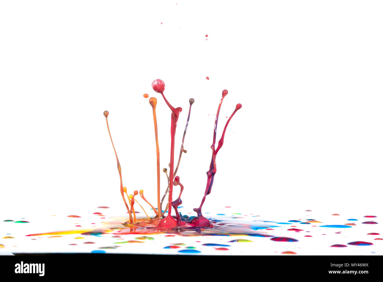Color ink splash hi-res stock photography and images - Alamy