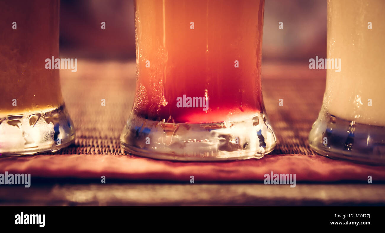 Colorful alcohol cocktail drinks background retro vintage Stock Photo ...