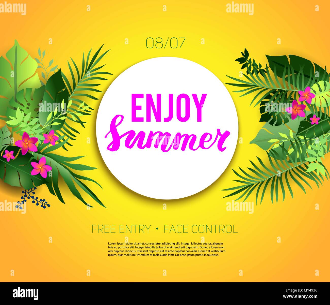 Yellow poster card Stock Vector Image & Art - Alamy