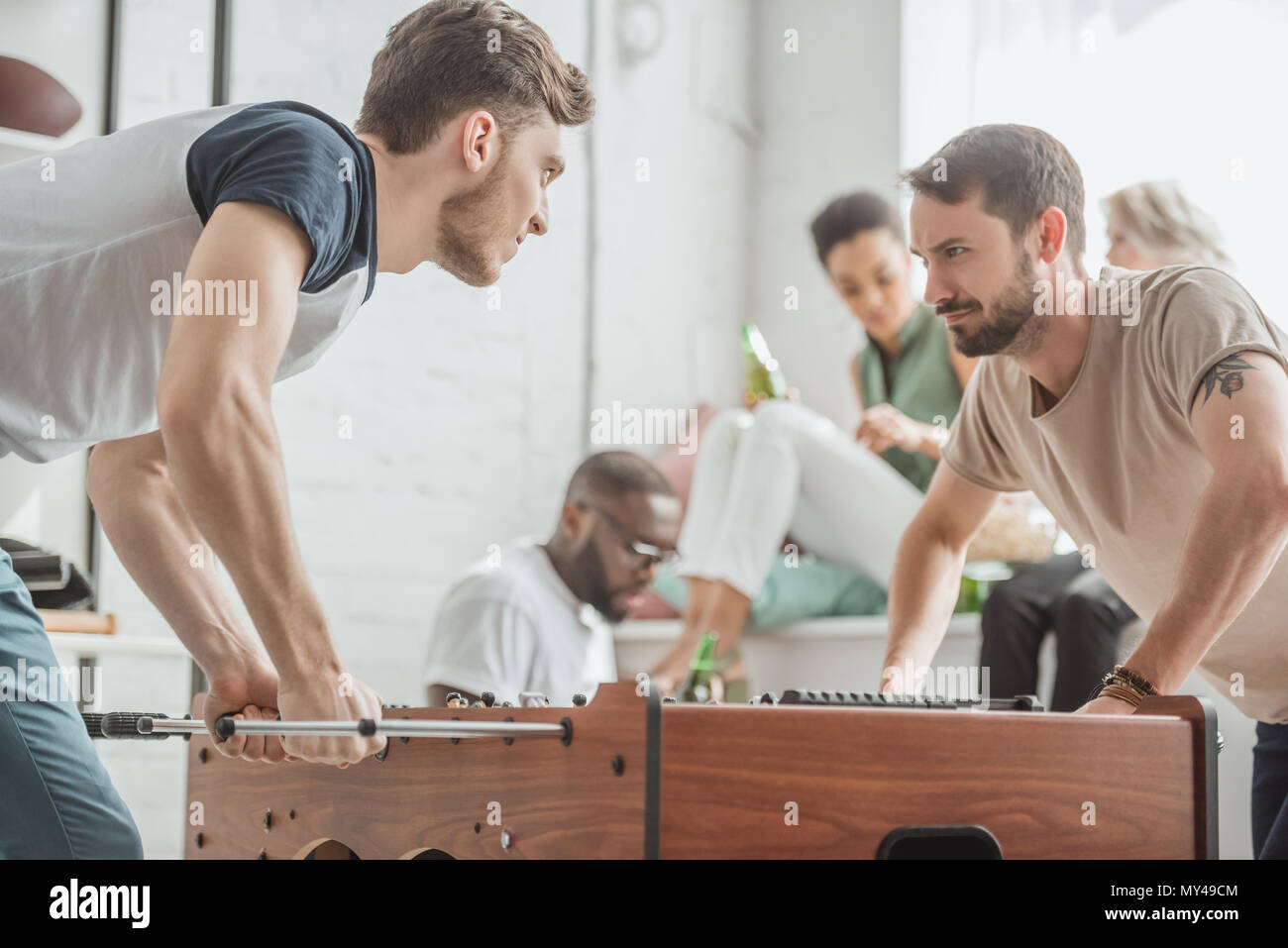 Male friends facial expressions hi-res stock photography and images - Alamy