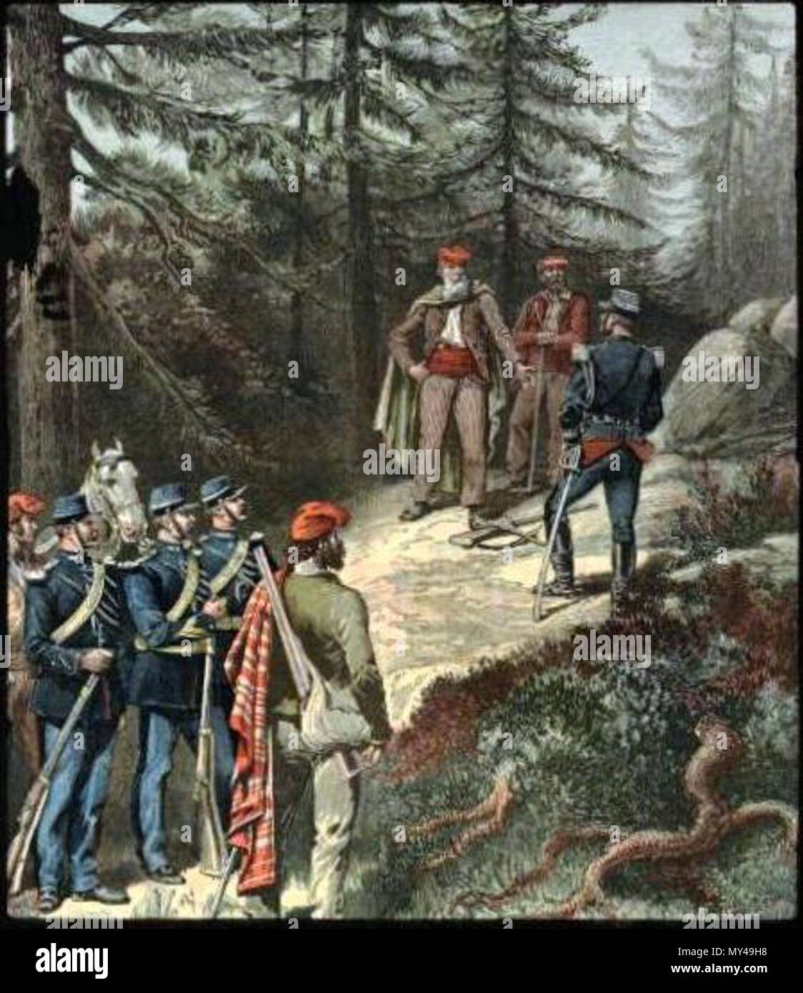 . English: aribaldi in the Alps Publication/Creation: 1895 Description ...