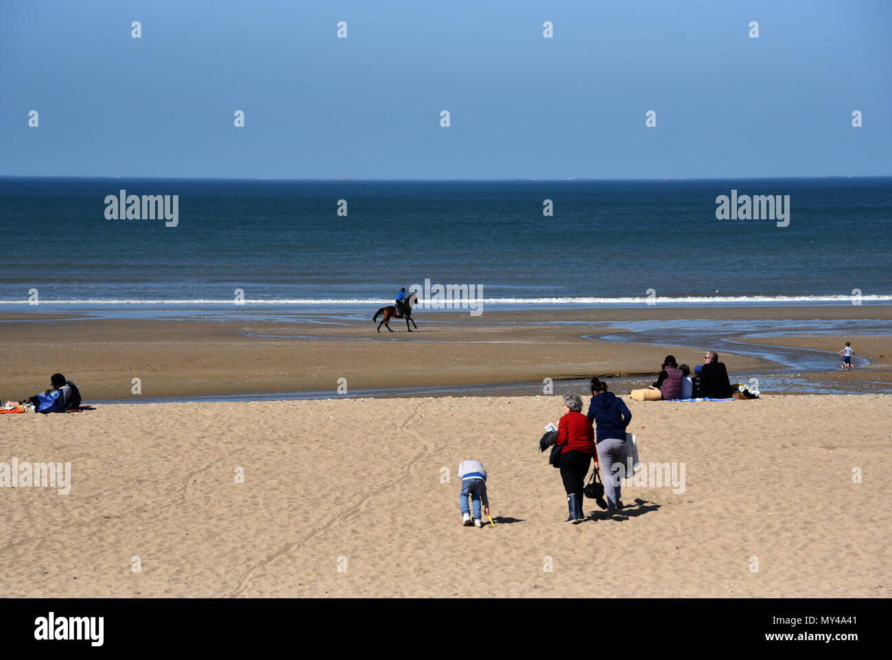 Merville-Franceville-Plage, Calvados, Normandy, France, Europe Stock ...