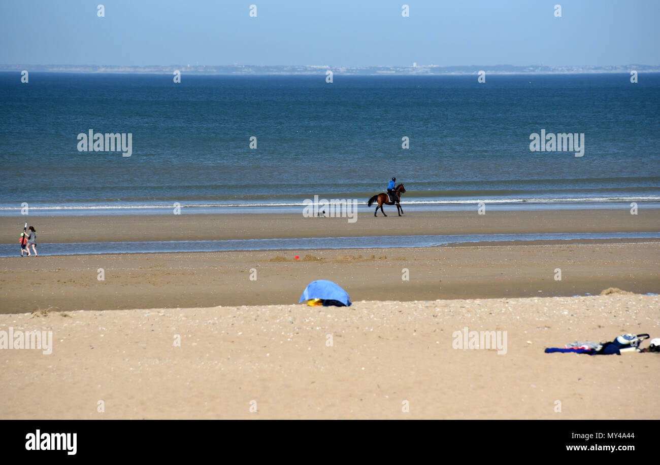 France calvados merville franceville plage hi-res stock photography and ...