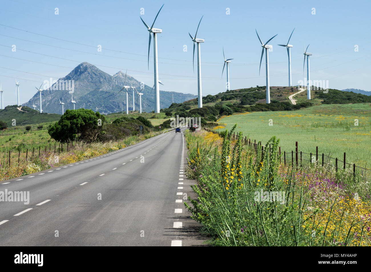 Beautiful spain landscape wind turbines hi-res stock photography and ...