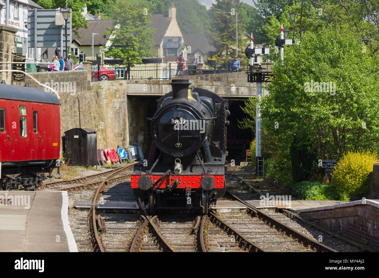 Gwr preserved steam locomotive hi-res stock photography and images - Alamy