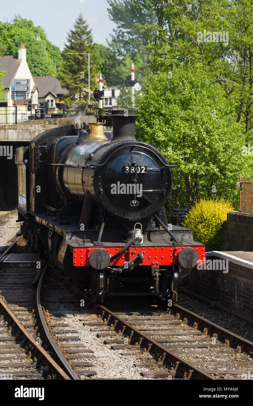 Locomotive GWR 3802 after a major refurbishment it was built in 1938 ...