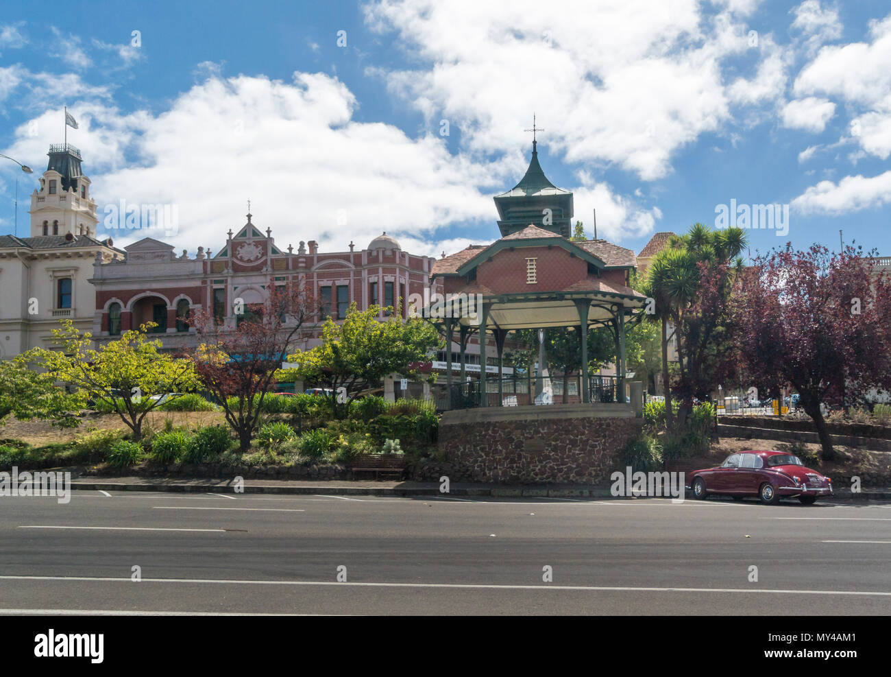 The Edwardian Titanic Memorial Bandstand for the musicians lost in the ...