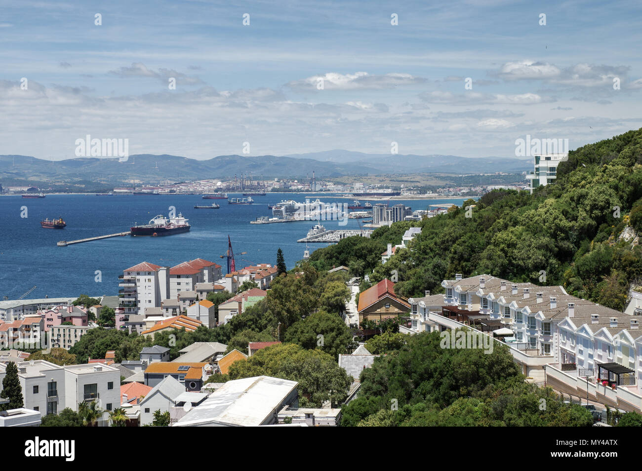Windmill hill gibraltar hi-res stock photography and images - Alamy