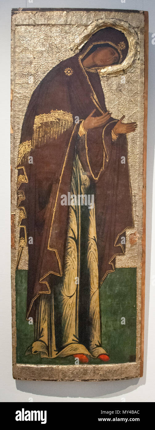 . The Mother of God. Part of Deesis . 17th century 521 The Mother of ...