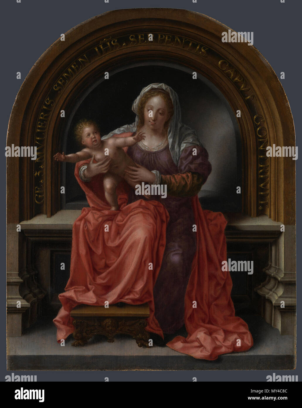 Jan gossaert the holy family hi-res stock photography and images - Alamy