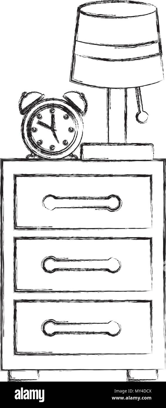 Old school lamp Stock Vector Images - Alamy