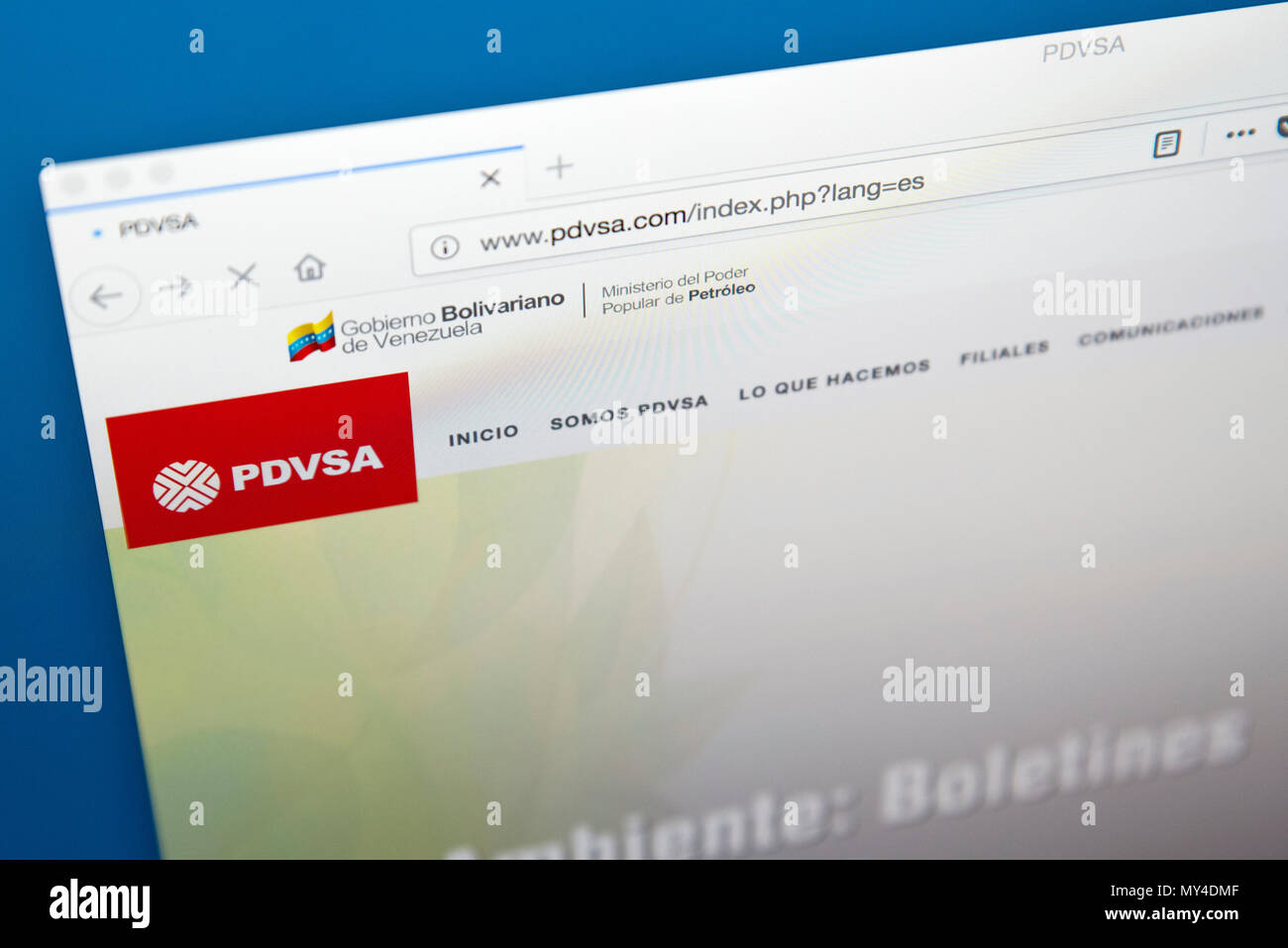 Pdvsa logo hi-res stock photography and images - Alamy