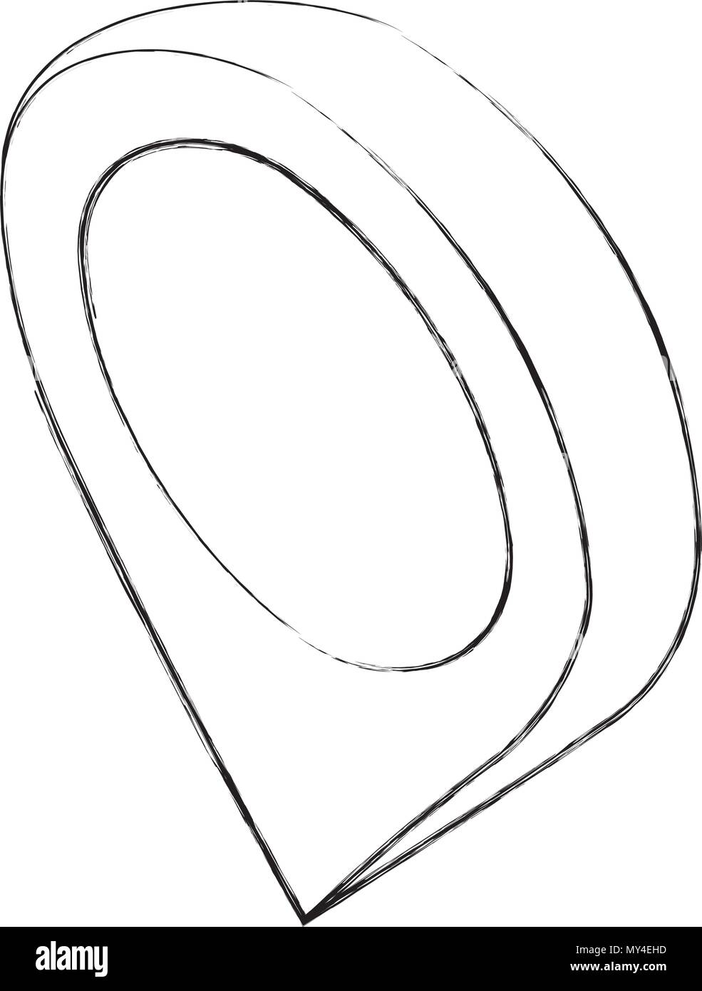 gps navigation pin map location isometric vector illustration Stock ...