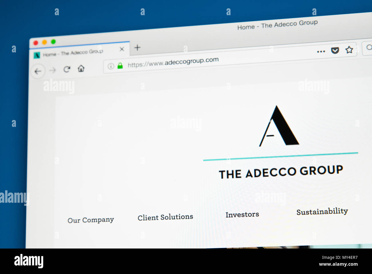 Adecco sign hi-res stock photography and images - Alamy
