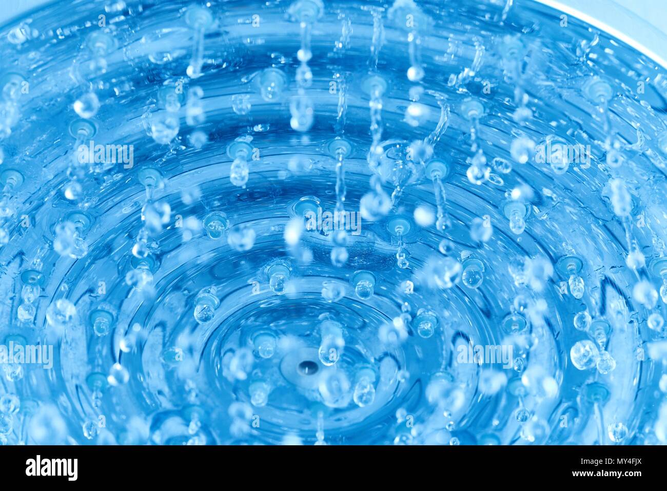 Shower water flowing Stock Photo - Alamy