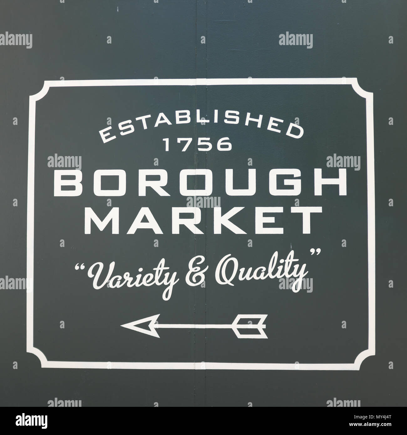 Borough market sign hi-res stock photography and images - Alamy