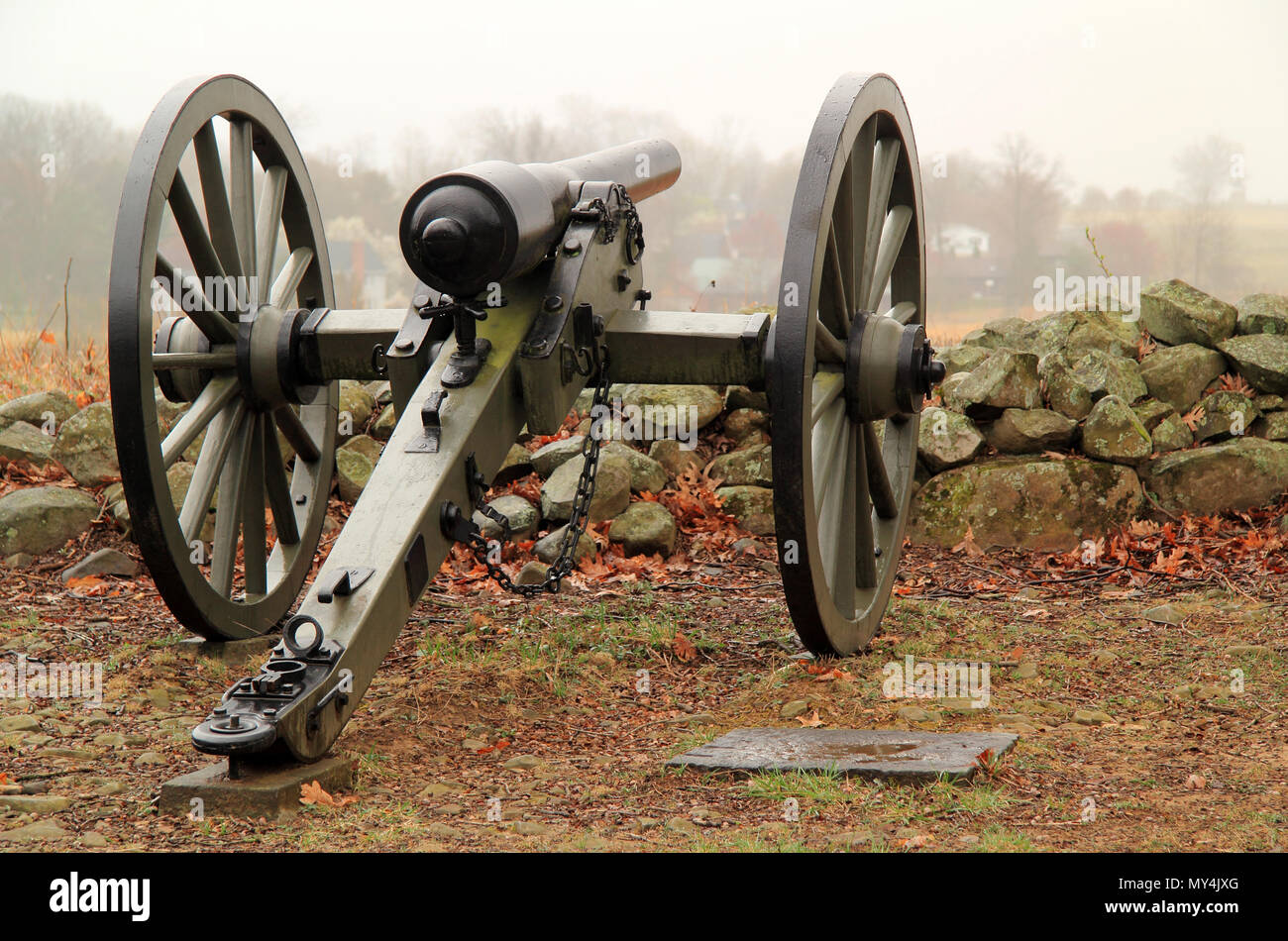 Gettysburg national park cannon hi-res stock photography and images - Alamy