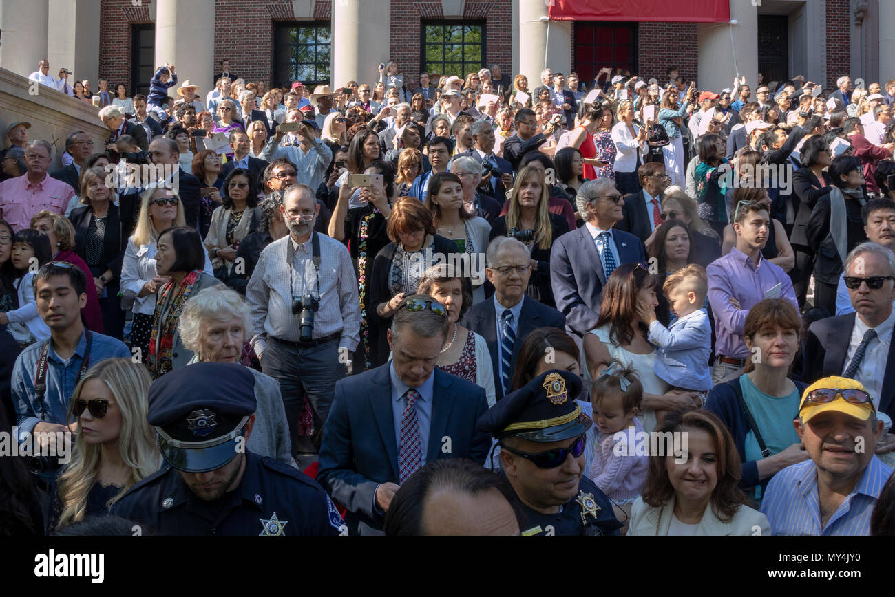 Harvard graduation ceremony hi-res stock photography and images - Alamy