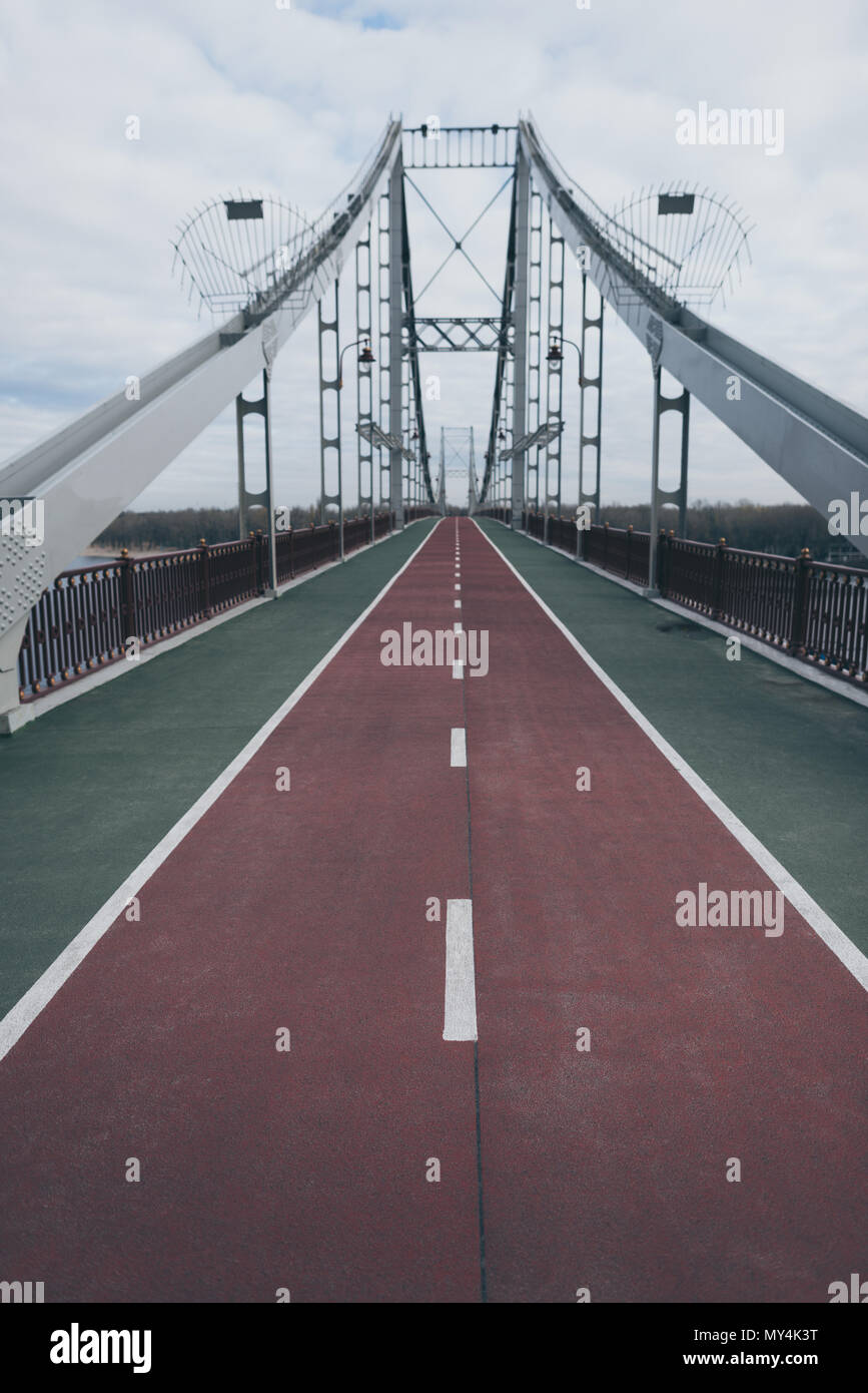 Empty pedestrian bridge hi-res stock photography and images - Alamy