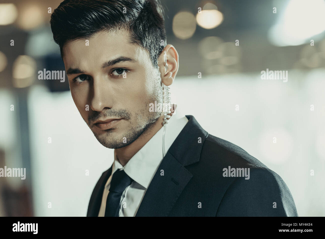 Attractive handsome security guard hi-res stock photography and images ...