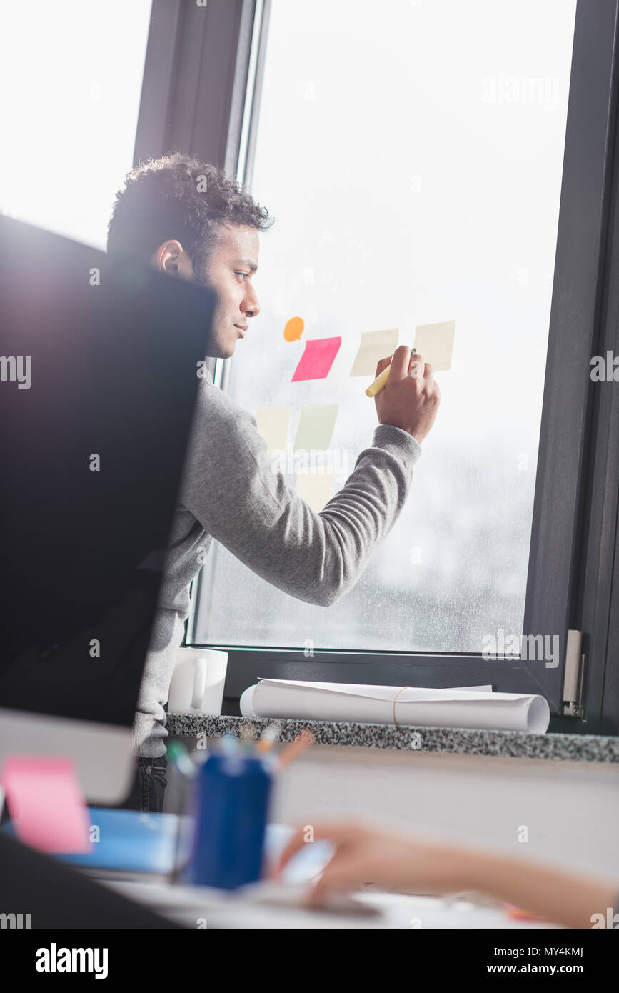 Stickers on window hi-res stock photography and images - Alamy