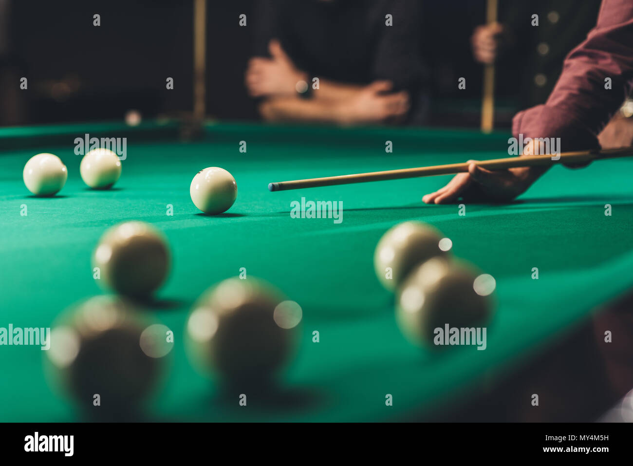 Pool table side view hi-res stock photography and images - Alamy