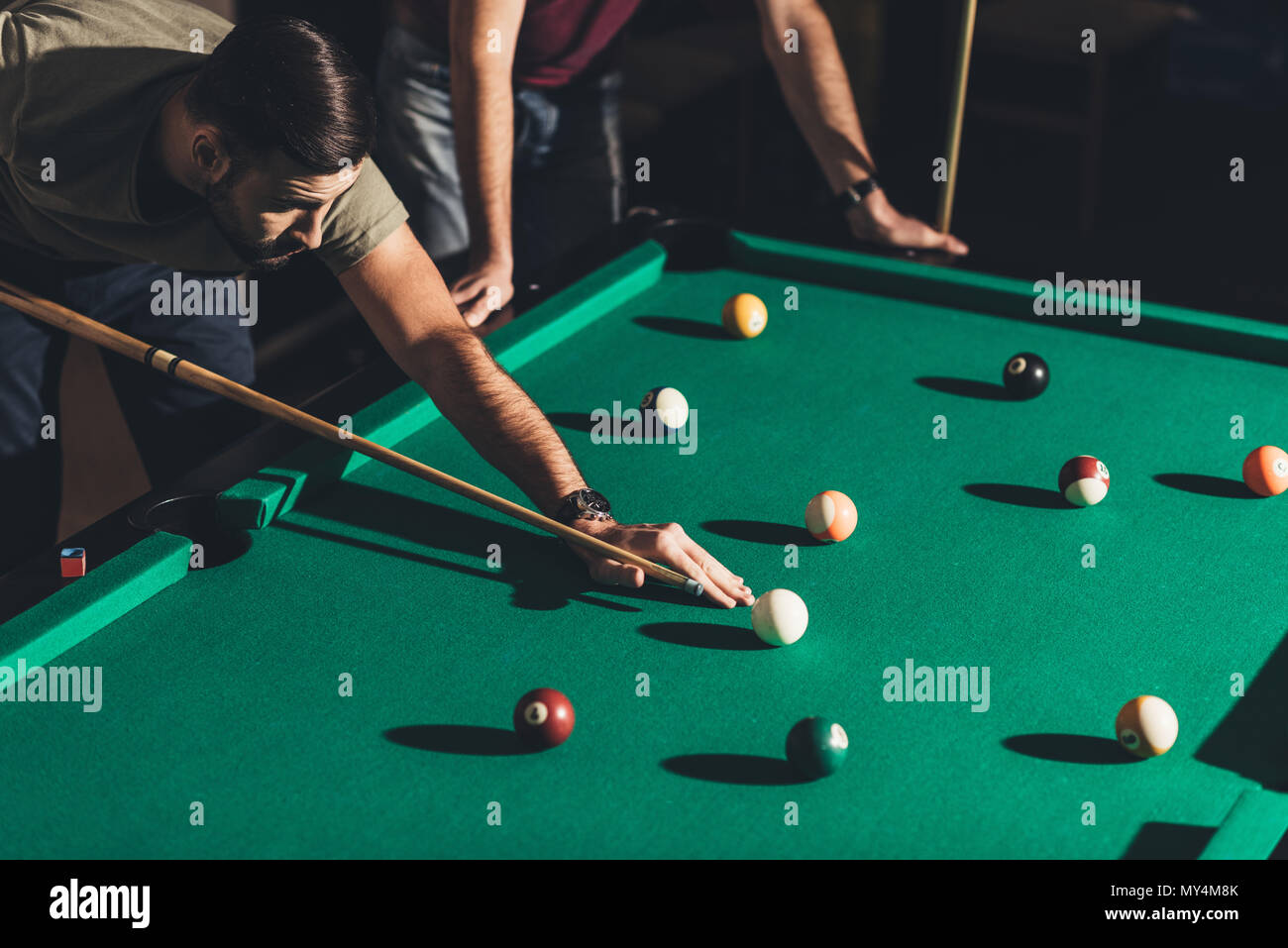 Playing in pool hi-res stock photography and images - Alamy