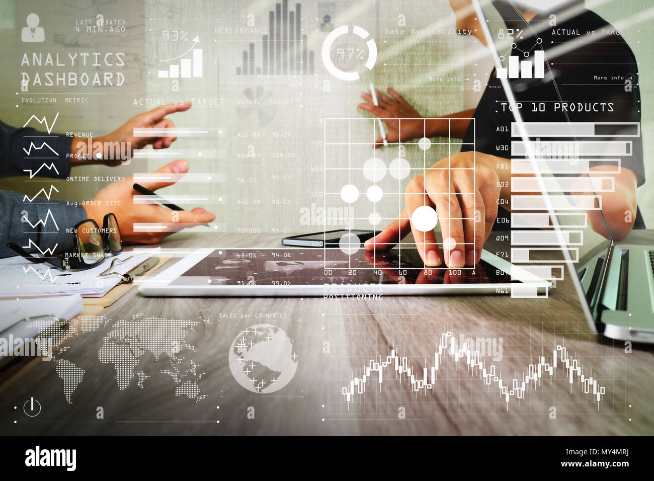 Intelligence Bi And Business Analytics Ba With Key Performance
