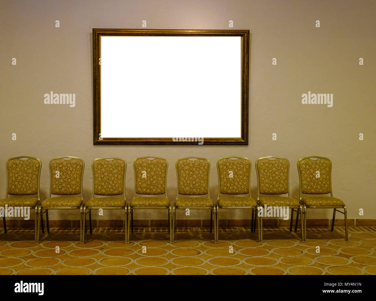 Waiting chairs of traditional restaurant in Kumano, Japan Stock Photo ...