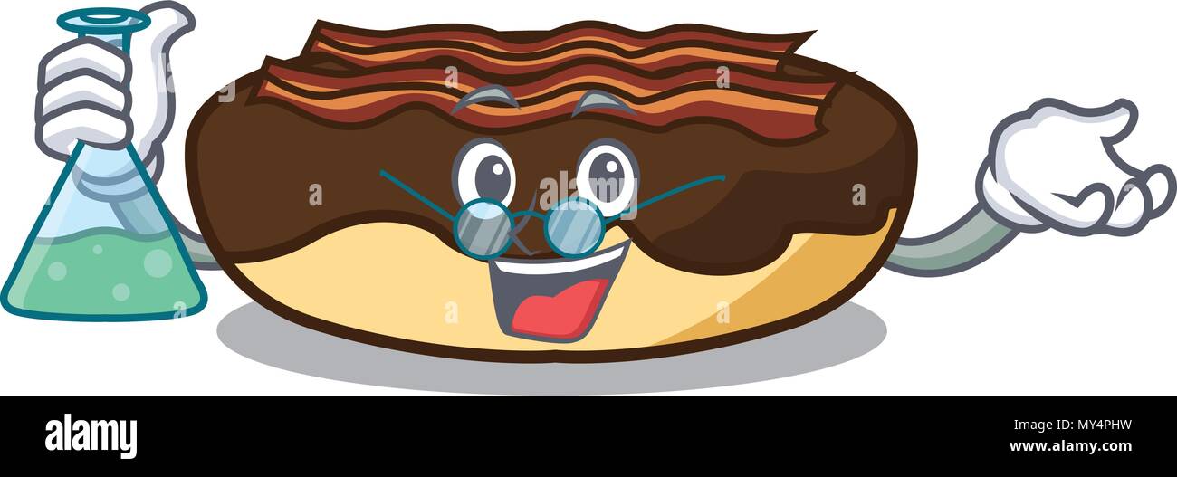 Professor maple bacon bar character cartoon Stock Vector Image & Art ...