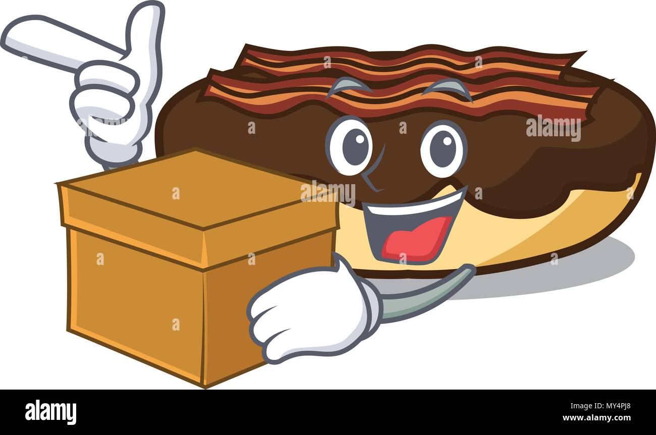 With box maple bacon bar character cartoon Stock Vector Image & Art - Alamy