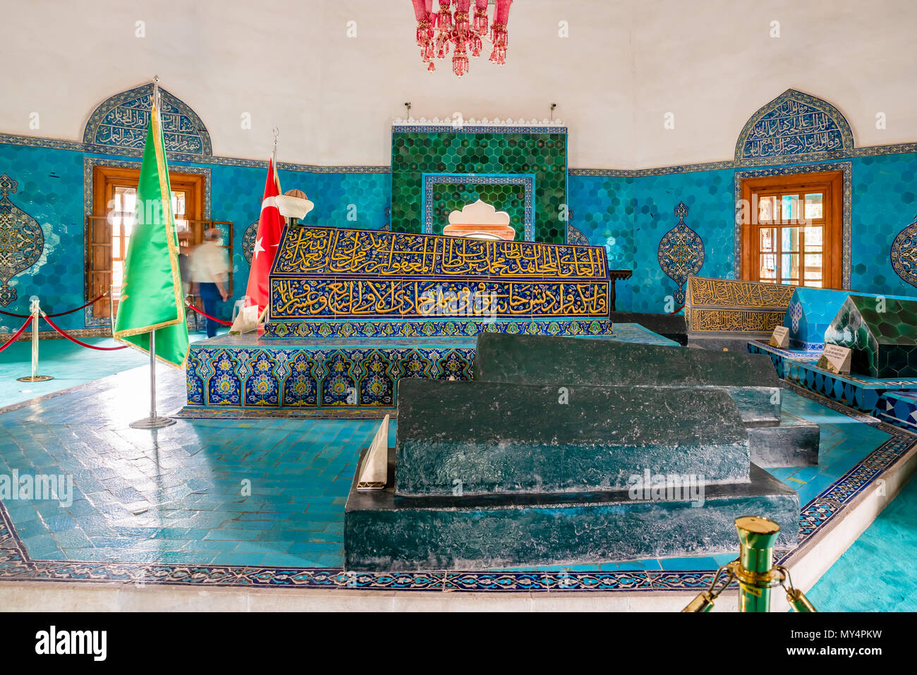 Interior detailed view of Green Tomb that is a part of the larger ...