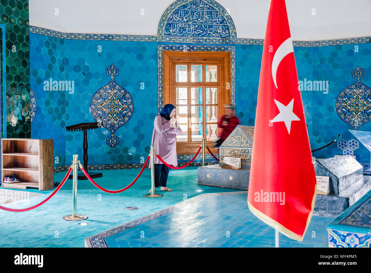 Interior detailed view of Green Tomb that is a part of the larger ...