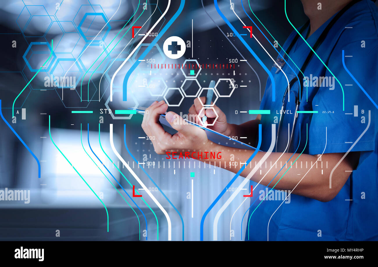 Accurate diagnosis appropriate treatment medical concept.Medical Doctor ...