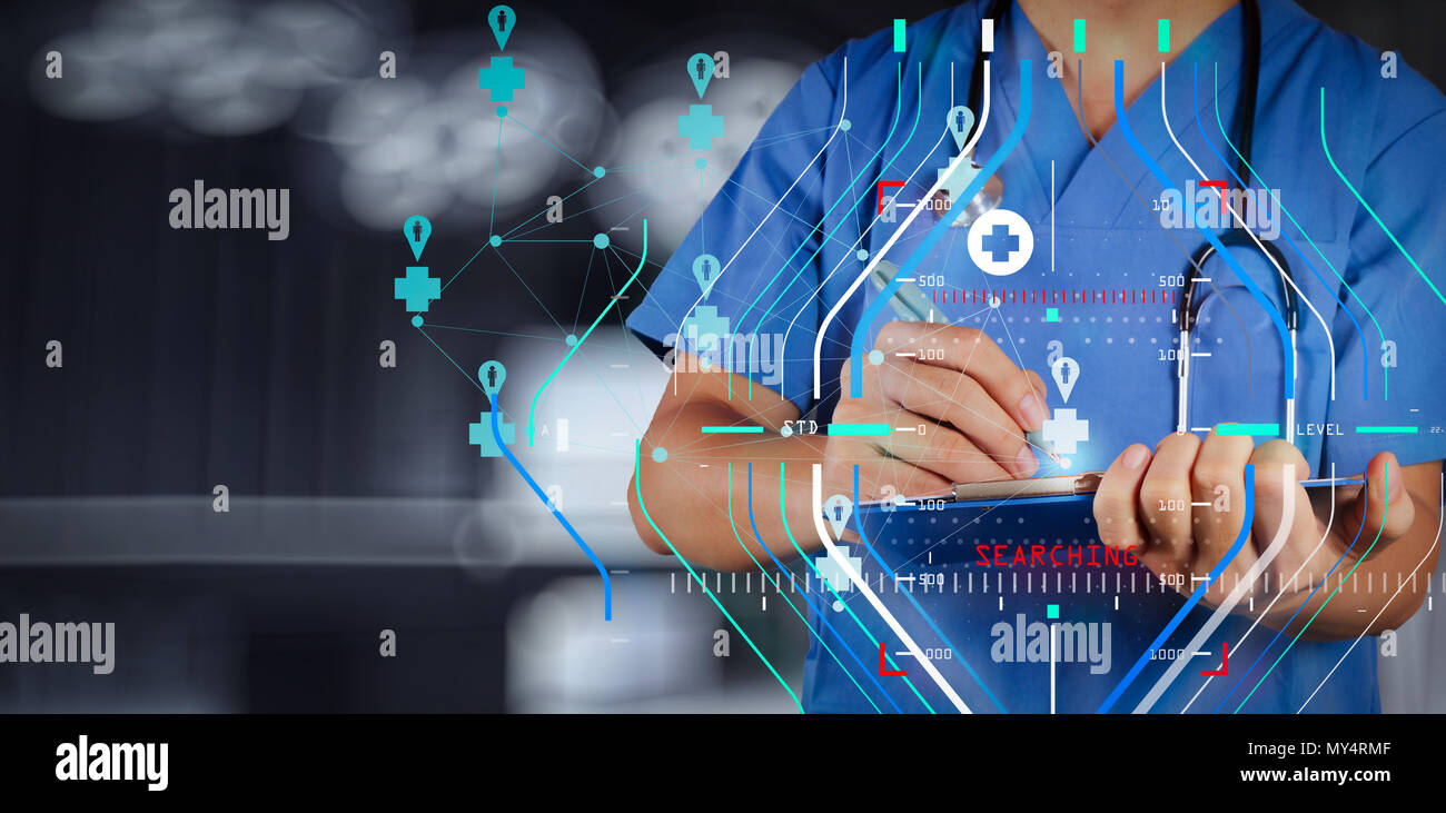 Accurate diagnosis appropriate treatment medical concept.Medical Doctor ...