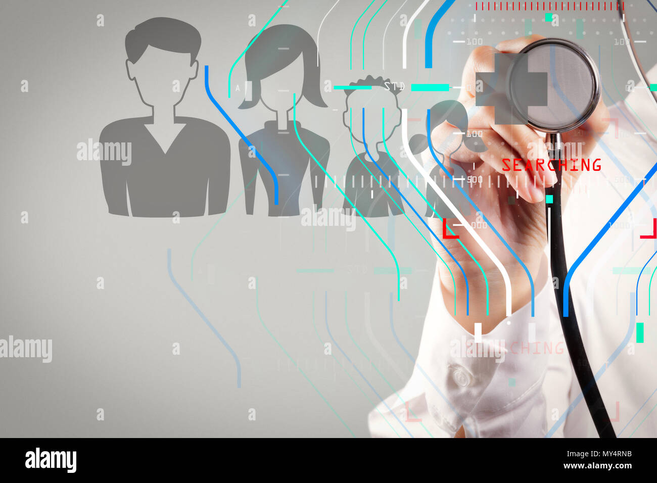 Accurate diagnosis appropriate treatment medical concept.Medicine ...