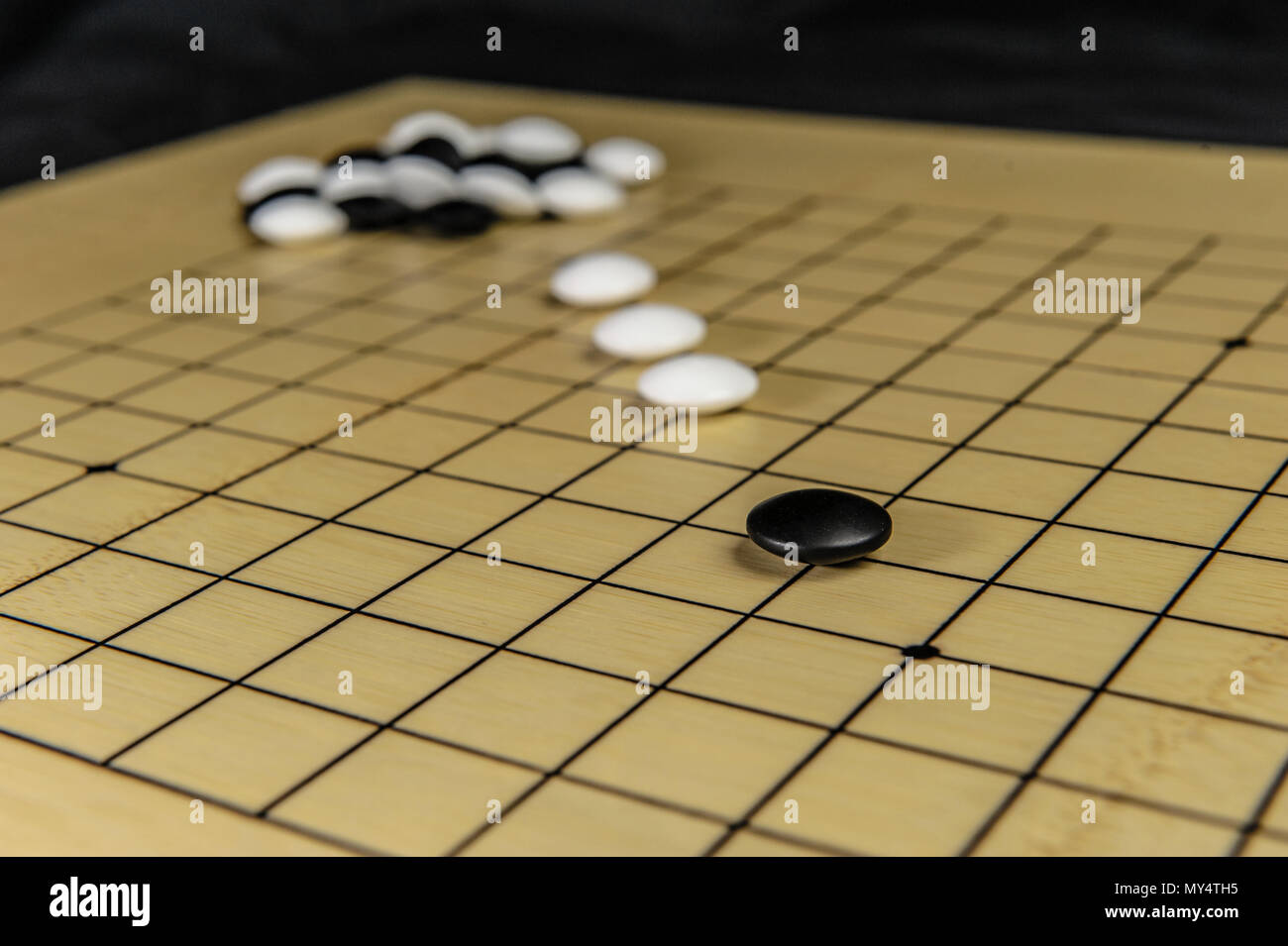 exclamation mark drawn from pieces on the game board Stock Photo - Alamy