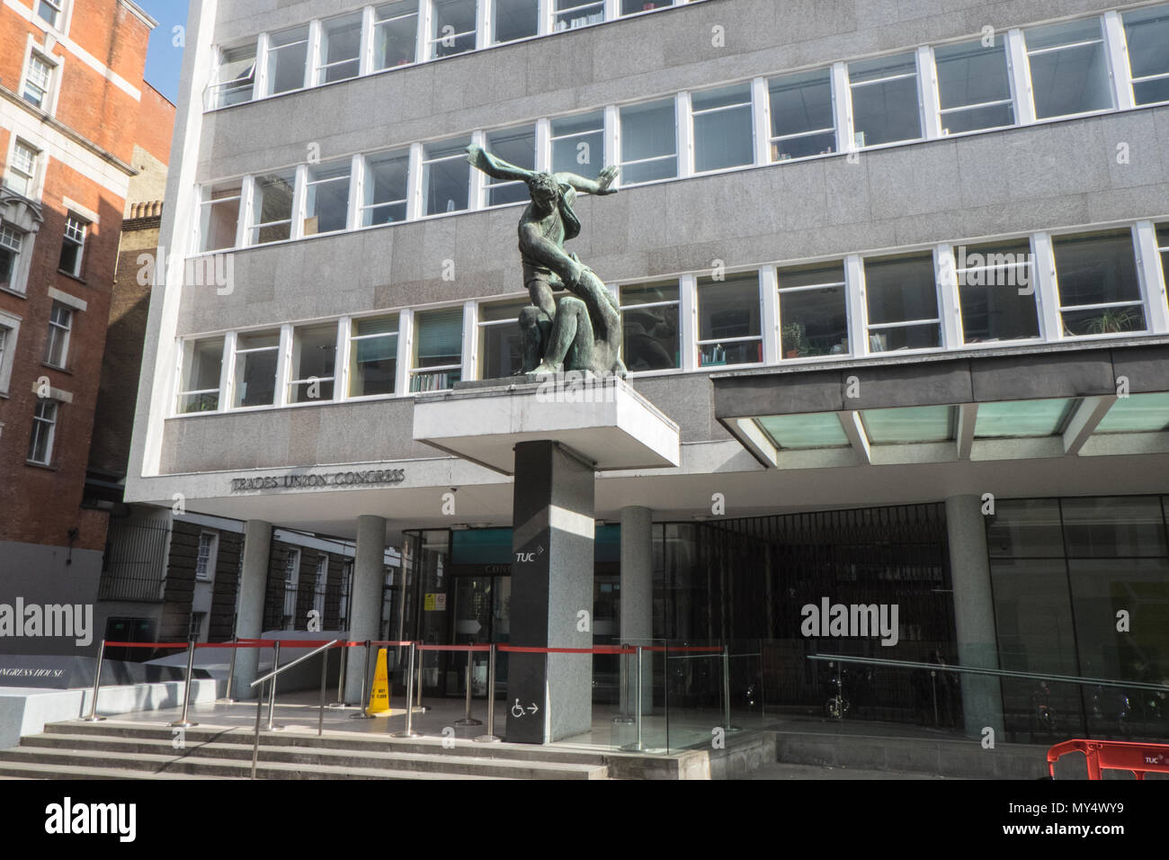 Trades union congress building london hi-res stock photography and ...