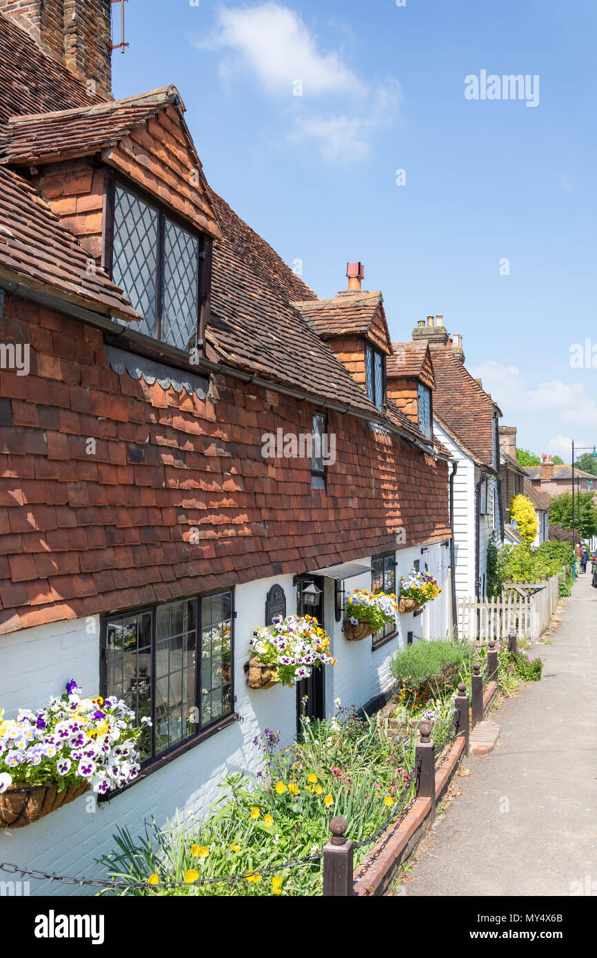 High Street, Lamberhurst, Kent, England, United Kingdom Stock Photo - Alamy