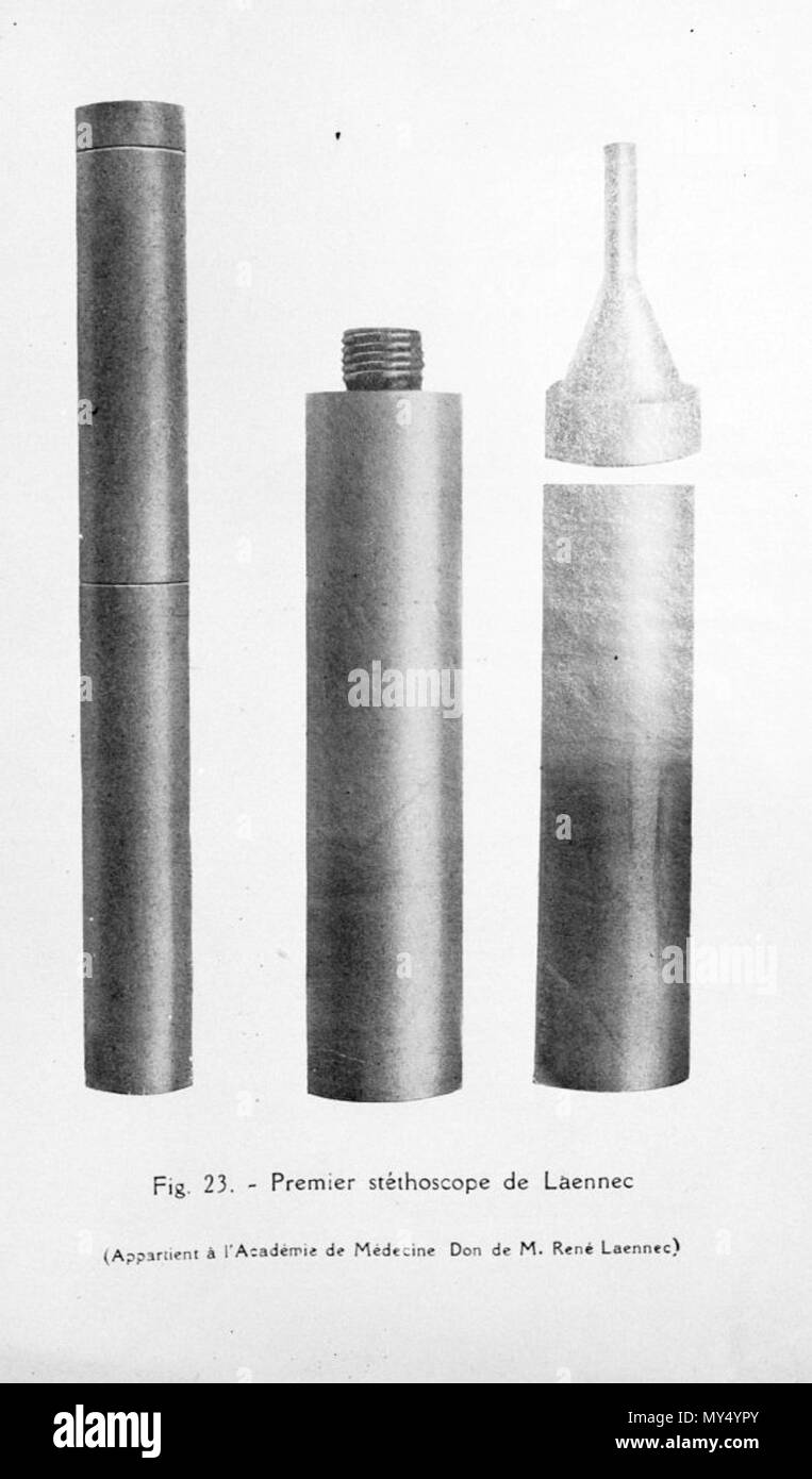 Rene laennec stethoscope hi-res stock photography and images - Alamy