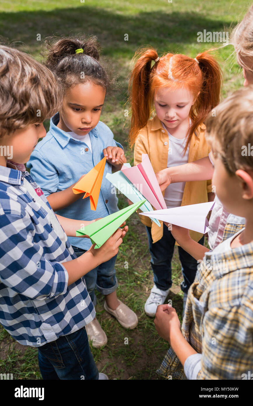 Multiethnic kids playing outside hi-res stock photography and images ...