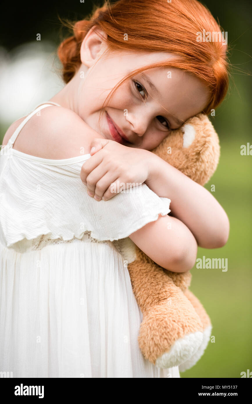 Portrait cute red haired girl hi-res stock photography and images - Alamy
